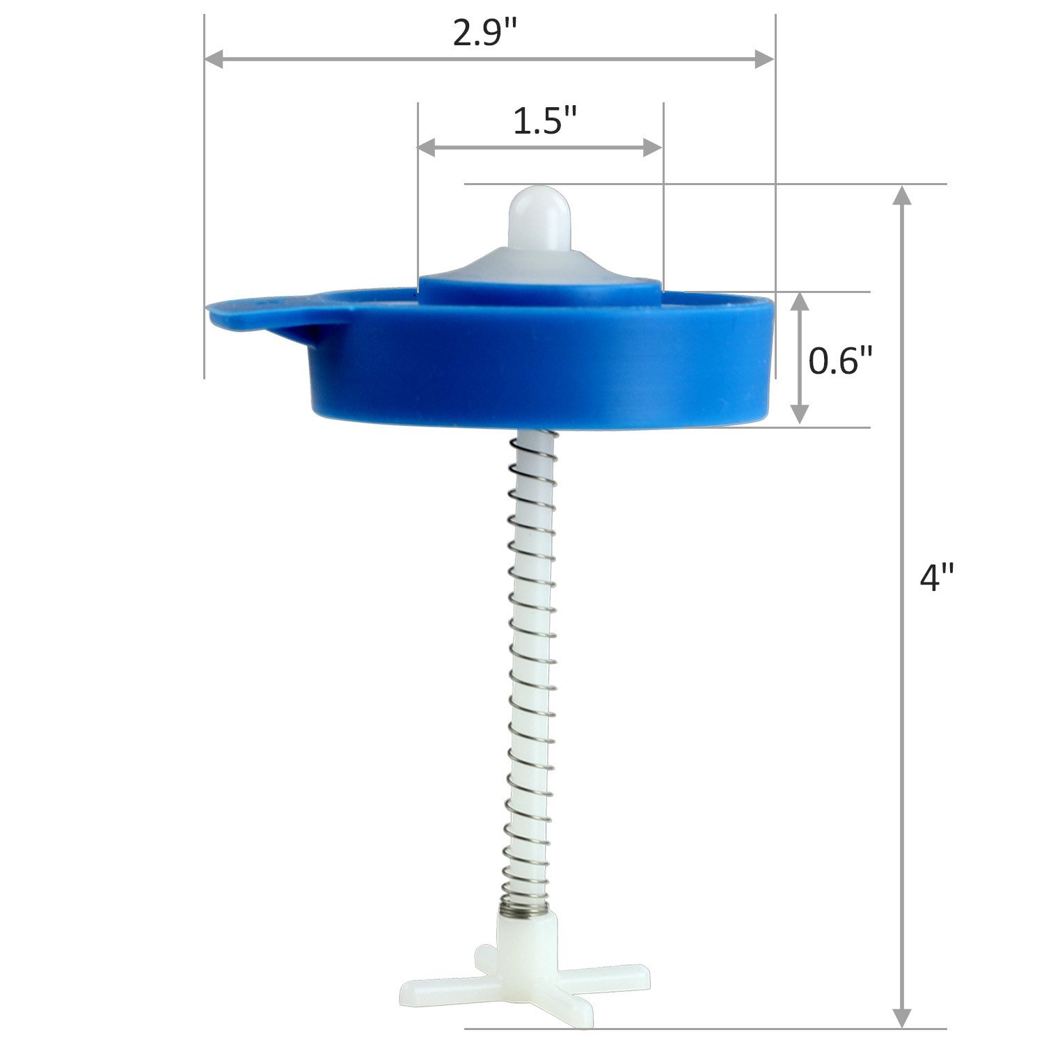 No Spill Cooler Bottle Cap with spring